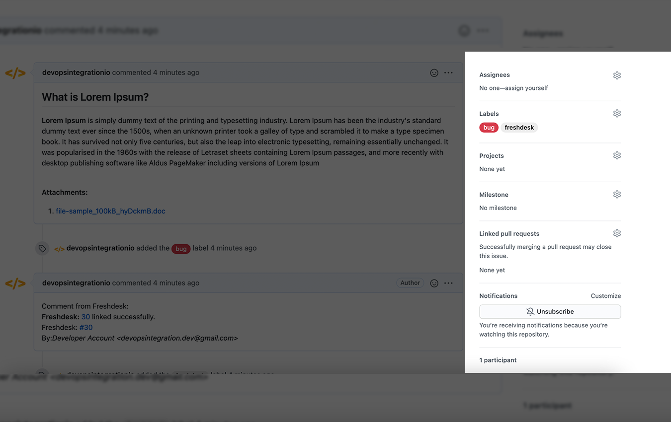 Freshworks GitHub - Freshdesk Integration Integration | Freshworks Marketplace